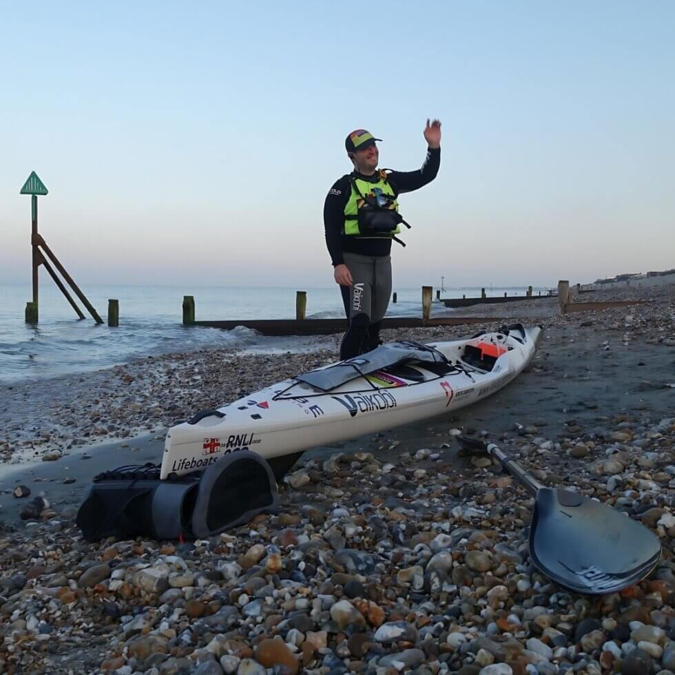 Michael Lambert Finishes UK Kayak Challenge for Aortic Dissection